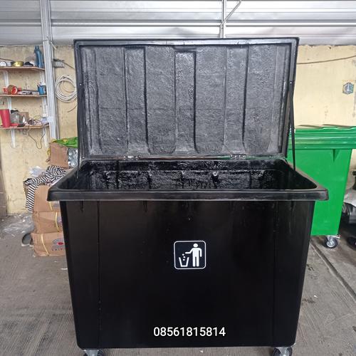 Jual TEMPAT TONG SAMPAH BESAR FIBER DROP BOX BESAR - Biru Muda - Kota ...