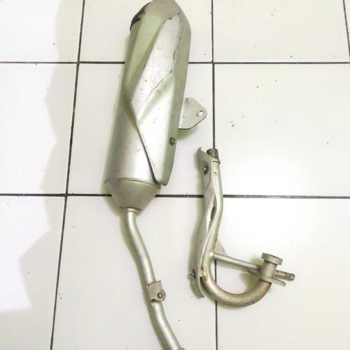 Jual knalpot selenser selencer selincer silencer klx 150 bf original ...