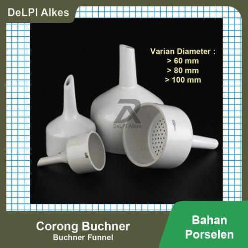 Jual Corong Buchner Funnel Keramik Porcelain Diameter 60 80 100 mm - 120mm - Kab. Jember - DeLPI ...