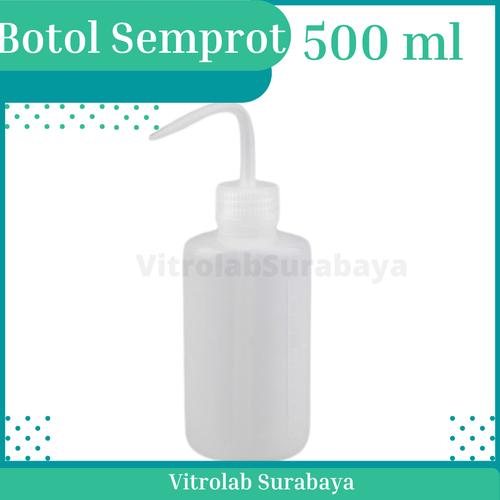 Jual Botol Semprot Laboratorium 500 ml Plastik Washing Bottle RRT - Kab ...