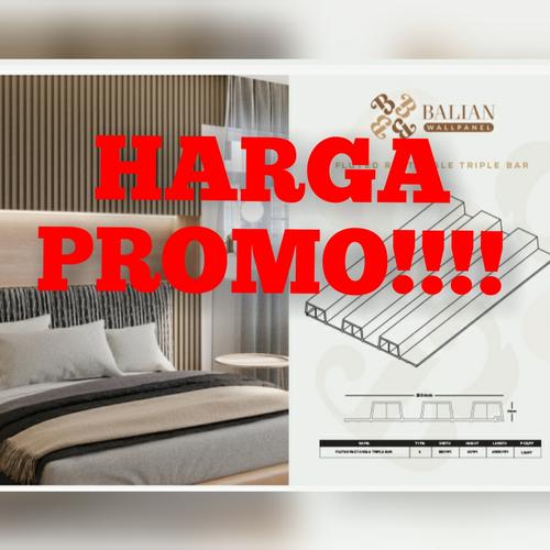 Jual Balian wall panel Fluted rectangle triple bar model E - BWP-1821 ...