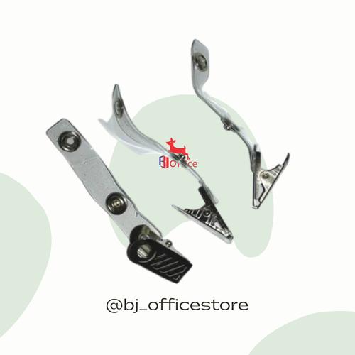 Jual Jepit Name Tag / Jepit Tali ID Card / Jepit Besi Buaya - Kota ...