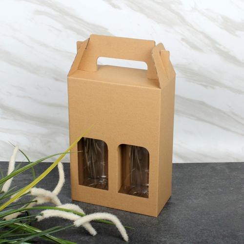 Jual Kardus handle jinjing polos dus packaging box botol kale 1 liter ...