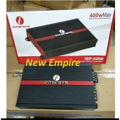 Jual POWER AMPLIFER 4 CHANEL INTERSYS ISP - 4260 UNIVERSAL / AMPLI ...