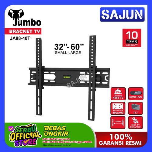 Jual Jumbo Wall Bracket TV JA88-40T Braket LED TV utk 32-60 Inch WATERPASS - Jakarta Utara ...