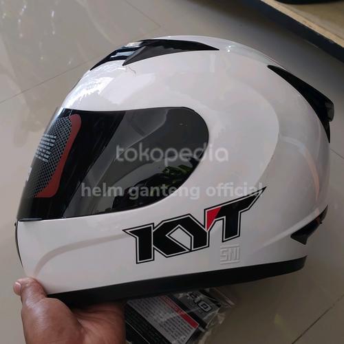 Jual HELM KYT R10 solid white putih original - Putih, XXL - Kab. Gresik ...