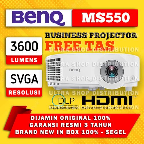 Jual Proyektor - Projektor - Benq MS550 - MS 550 - DLP - Projector ...