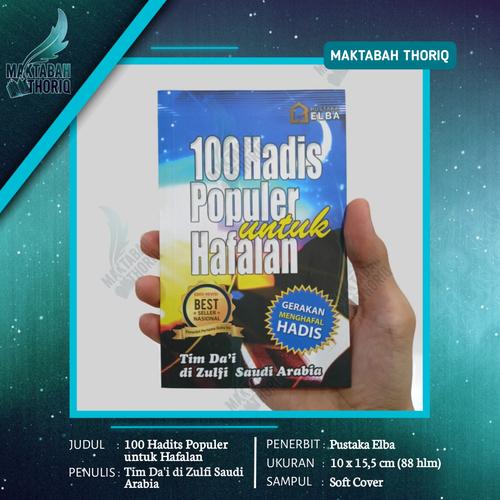 Jual Buku Hadits 100 Hadis Populer untuk Hafalan - Pustaka Elba - Kota Makassar - Maktabah ...