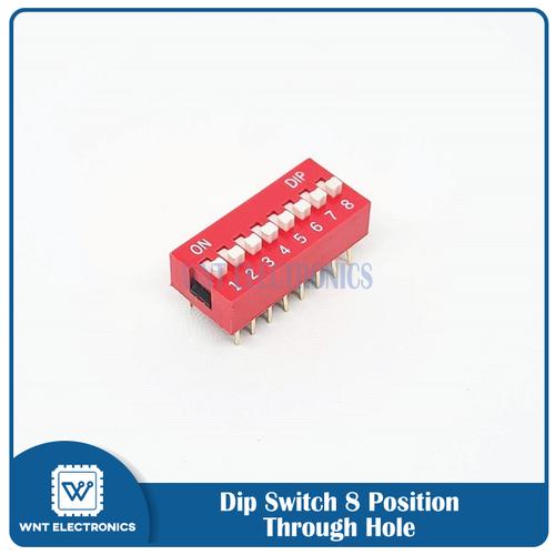 Jual DIP SWITCH 8 PIN 8P SWITCH SLIDE - Kota Bandung - WNT Electronics | Tokopedia