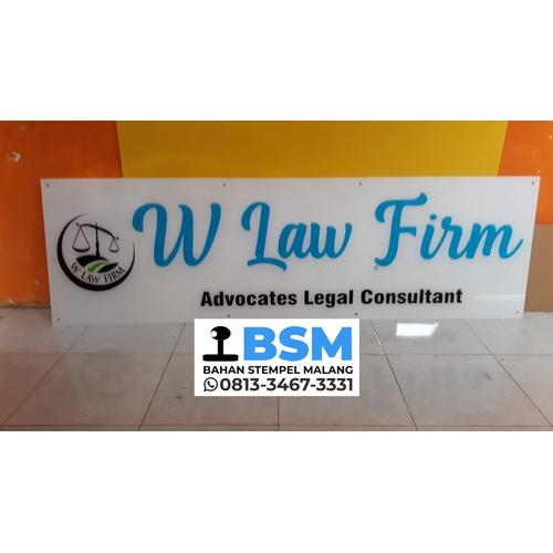 Jual Jual Signage Akrilik Papan Nama Logo Perusahaan Papan Nama Dinding ...