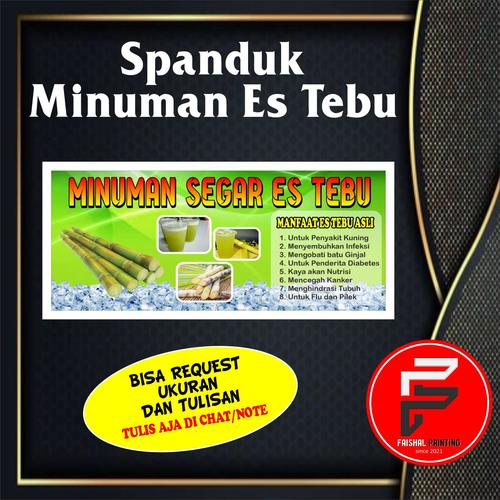 Jual Spanduk Minuman Es Tebu/Banner Es Tebu Ukuran 2 x 1 m - Kab ...