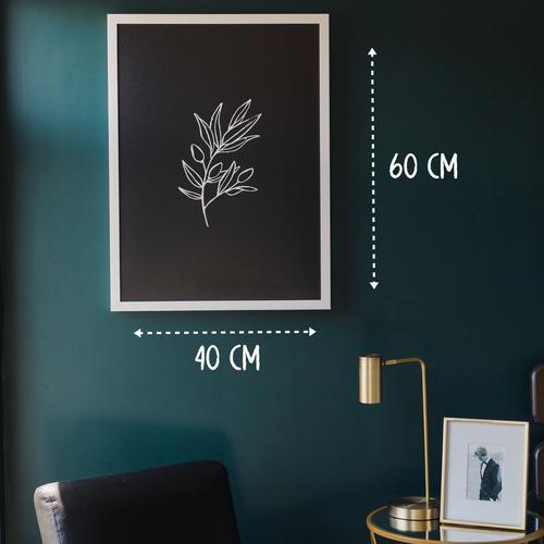Jual BINGKAI FRAME 40X60 KAYU MINIMALIS HITAM PUTIH GRADE A SparkJoy ...