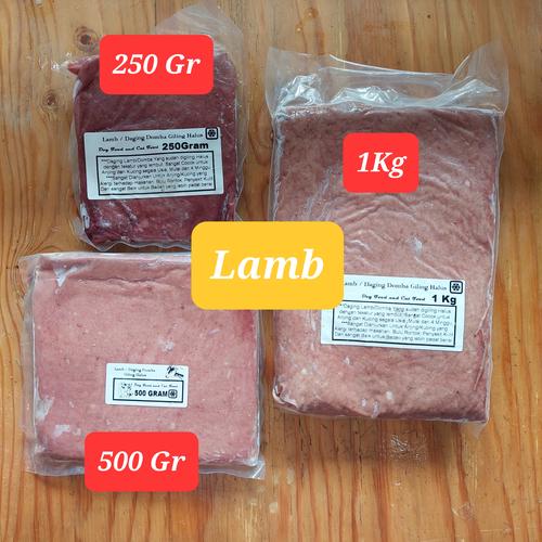 Jual Daging Domba Giling / Pure Lamb Dog Cat Raw Food/Makanan Anjing ...