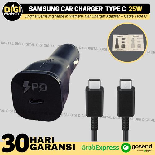 Jual Samsung Car Charger Adapter 25W Type C Casan Mobil Original ...