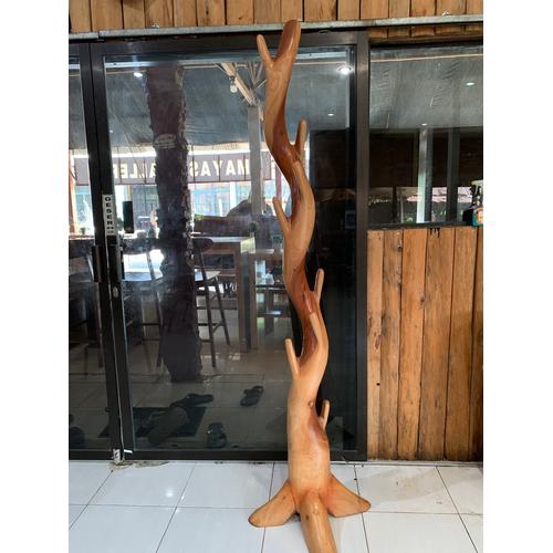 Jual Stand Hanger Gantungan Tas Kayu Trembesi Gantungan Topi Kayu - Kab ...