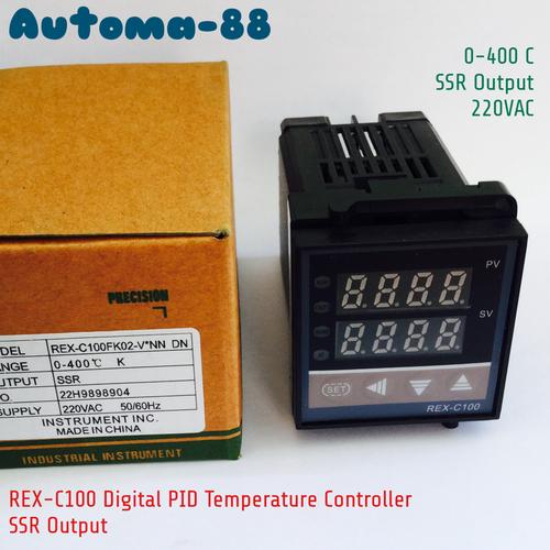 Jual PID Control REX-C100 Out SSR 0-400C replace RKC CKC SIEPEM RKG ...
