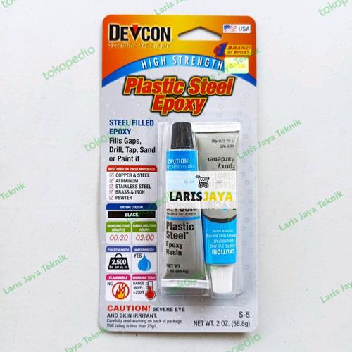 Jual Devcon Plastic Steel Epoxy S5 Tube 56.8 gram (2 oz) - Jakarta ...