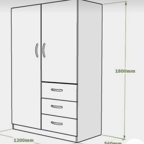 Jual Lemari wardrobe hpl minimalis modern hpl taco custom - Kota ...
