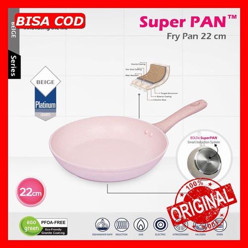 Jual Bolde Super Pan 22 cm Fry Pan Beige/SuperPan Wajan Kuali Panci ...
