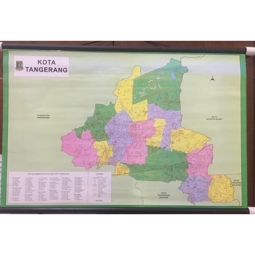 Jual Peta Kota Tangerang Peta Dinding - Jakarta Barat - DEPO SUKSES ...