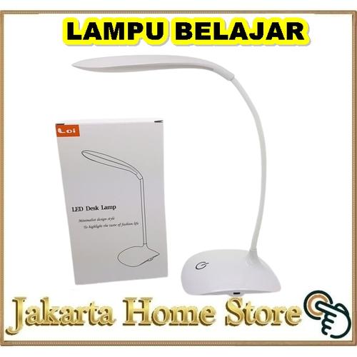 Jual Lampu LED Meja Belajar Lampu Baca White Portable lampu belajar ...