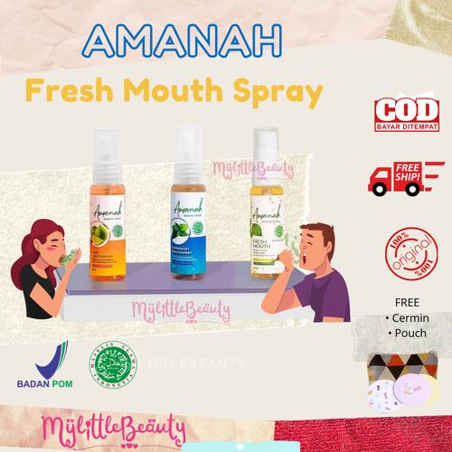 Jual AMANAH FRESH SPRAY MOUTH SPRAY PENGHILANG BAU MULUT - Lemon - Kota ...