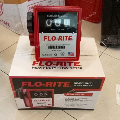 Jual Meteran Solar Flo Rite 3 digit drat 1"inch Flowmeter / Flowmeter ...