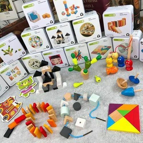 Jual Games for trip Mainan Edukasi Anak Wooden Block Puzzle Kayu ...