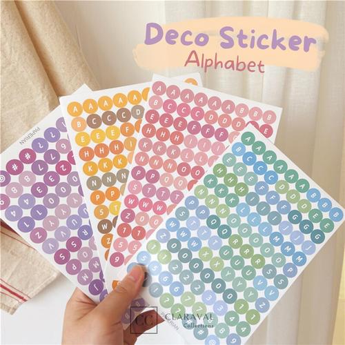 Jual Sticker Alphabet / Sticker Huruf Angka / Sticker Jurnal / Deco ...