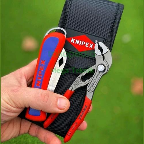 Jual Toolkit Knipex Set Tang Pipa & Pisau Cutter Lipat Termasuk Tool ...