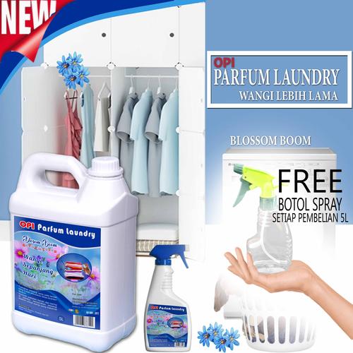 Promo Parfum Laundry 5 Liter Metanol Base Blossom dll bonus botol spray ...