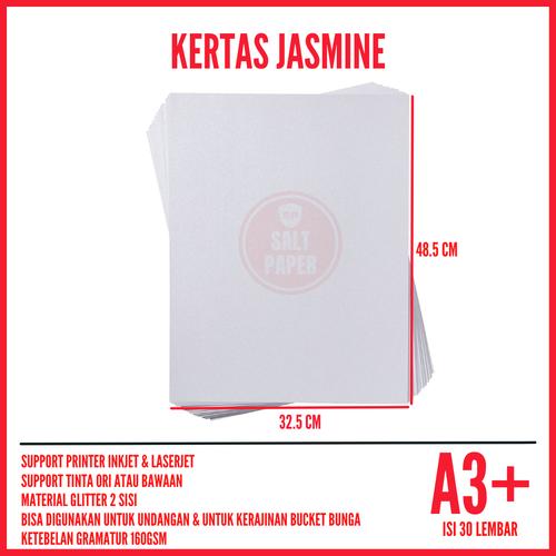 Jual Kertas Jasmine A3 Plus isi 30 lembar / Fancy Paper / Kertas Undangan - Kota Bekasi - Salt ...