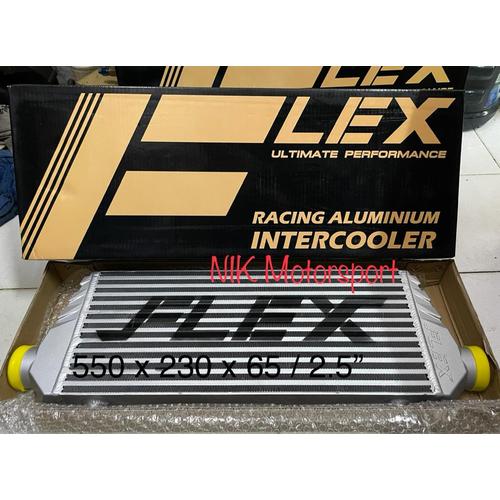 Jual FLEX Intercooler 550x230x65mm (In/Out 2.5 inch) Universal ...