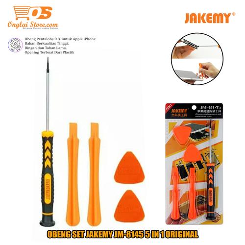 Jual Obeng Set Jakemy JM-8145 5 IN1 Opening Tool Screwdrive Star 0.8 ...