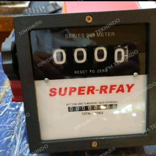 Jual Meteran Solar Super Rfay 4 digit drat 2" inch Flowmeter / Flow ...
