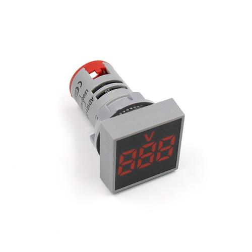 Jual Voltmeter Digital AC Pilot Lamp Panel 220 Volt / RED/22mm - Kota ...