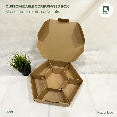 Jual Kardus/Box/Karton ( 32x32x7,5 CM ) Makanan/Kue/Roti/Nasi Dengan ...