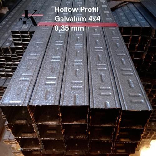 Promo Hollow 4x4 / Holo 0,35 mm / Rangka Hollow / Holo Galvalum Polos ...