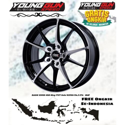 Jual Velg Racing Ring 17 HSR RASHI Velg Mobil BRV Ertiga XL7 Rush Civic DLL - Kota Semarang ...