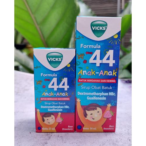 Jual Vicks Formula 44 Anak sirup strawberry - 27 ml - Kab. Banyumas ...