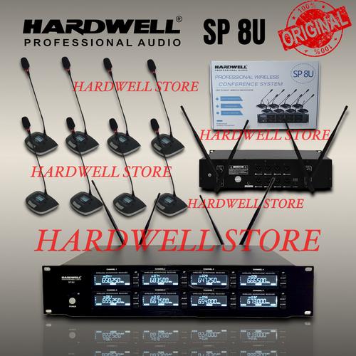 Jual Mic Conference Wireless HARDWELL SP 8U / SP8U Original Mic Rapat ...