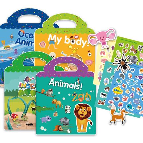 Jual Reusable First Sticker Book Mainan Buku Album Stiker Anak Tempel ...