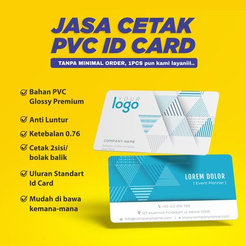 Jual CETAK ID CARD Premium Tanpa Minimal Order / ID CARD CUSTOM - Kab ...