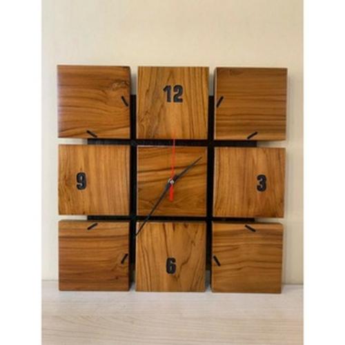 Jual Jam Dinding Kayu Model Kotak Kayu Jati - Kab. Jepara - Kerajinan ...