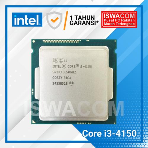Jual PROCESSOR CORE I3 4150 TRAY GEN 4 ORIGINAL NON FAN - Kota Surabaya ...