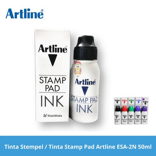 Jual Tinta Stempel / Tinta Stamp Pad Artline ESA-2N 50ml - Biru - Kota ...