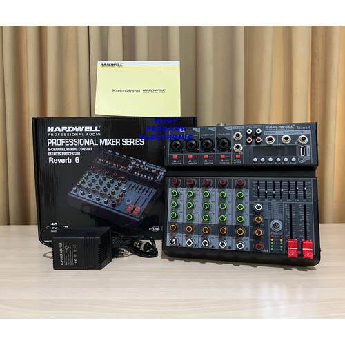 Jual MIXER AUDIO 6 CHANNEL BLUETOOTH SOUND CARD USB HARDWELL REVERB 6 ...