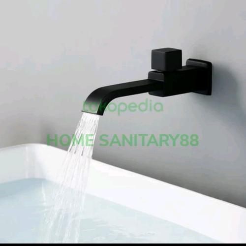 Jual Kran tembok hitam dinding/keran westafel black - Jakarta Pusat ...