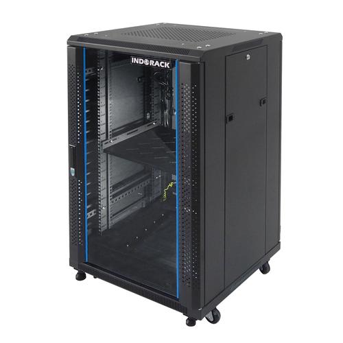 Jual Rack Server 19" 20U IR6020G Depth 600mm Indorack Close Rack Glass ...