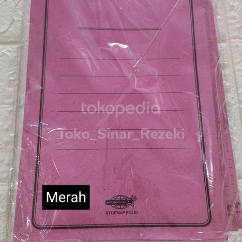 Jual 50 lembar!! Stopmap folio map kertas stopmap kertas - Biru - Kota ...